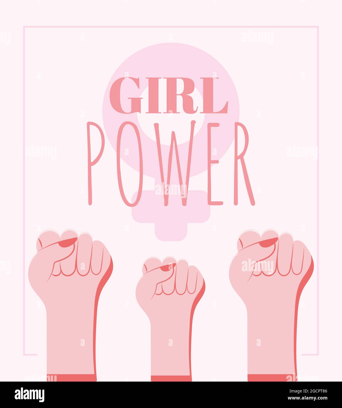 girl power poster Stock Vector Image & Art - Alamy