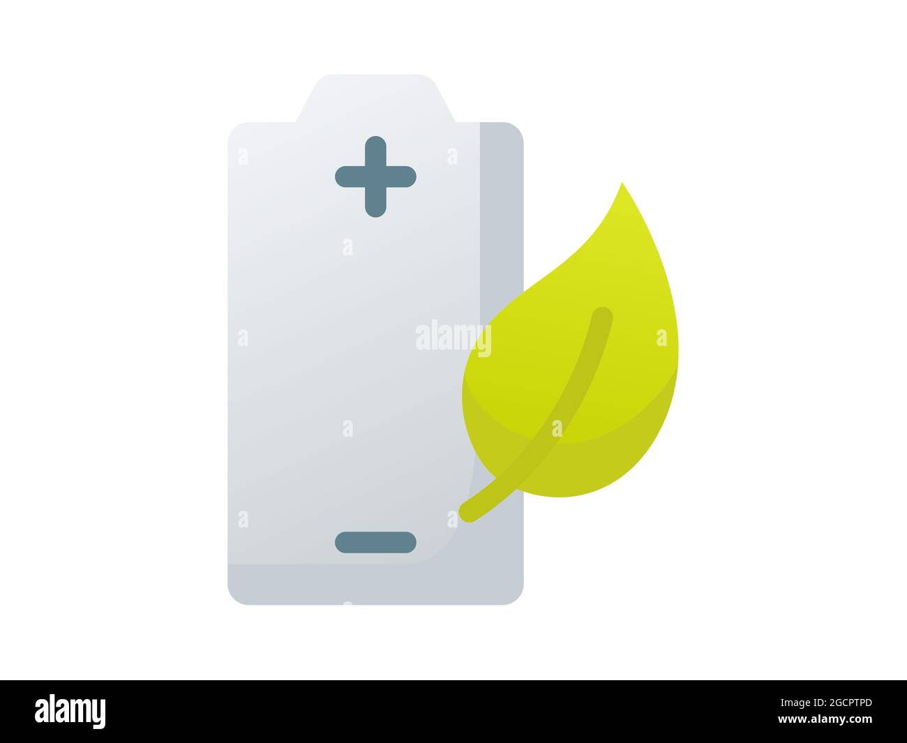 eco battery friendly energy saving single isolated icon with smooth ...