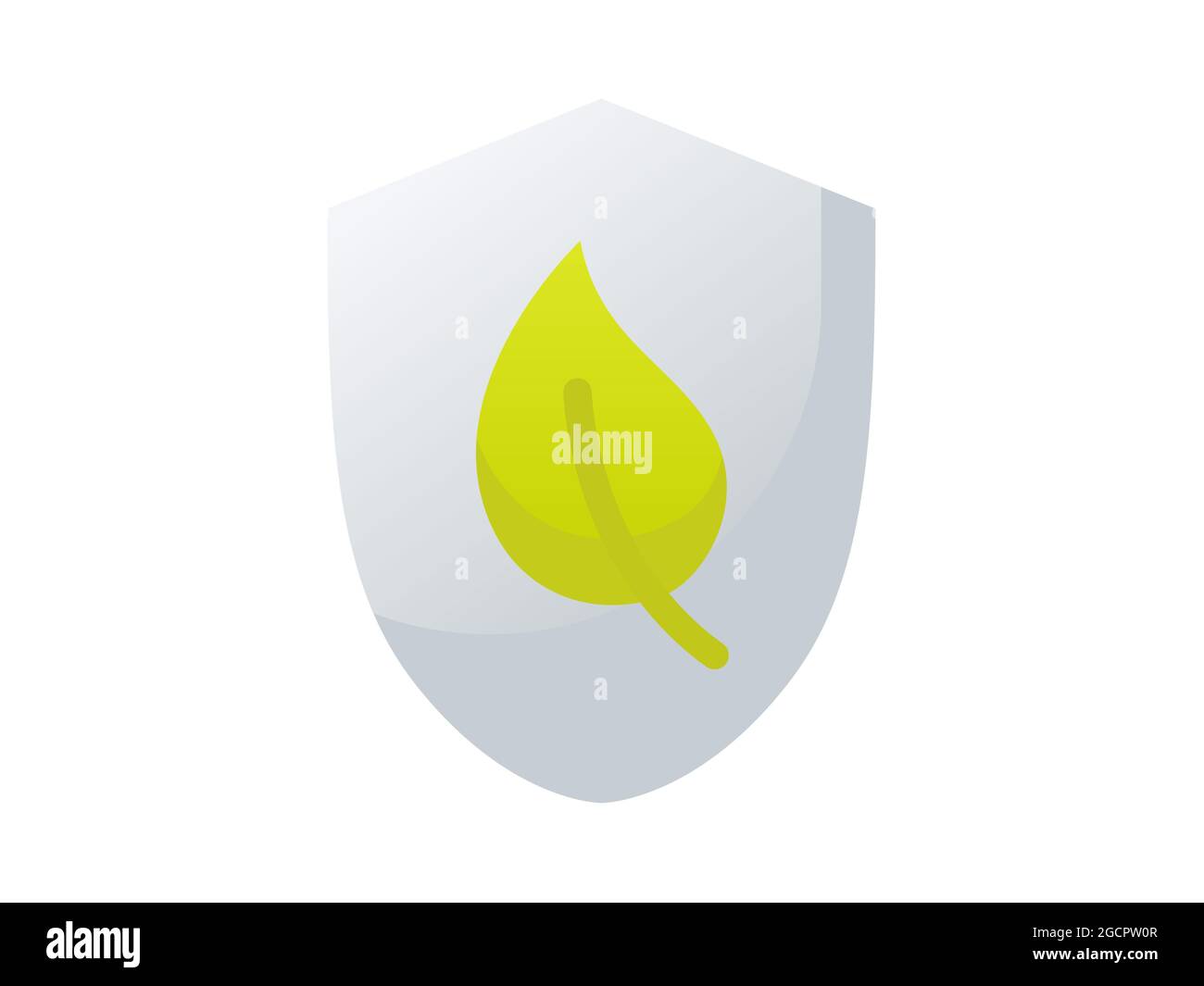 ecology environment protection shield leaf save single isolated icon ...