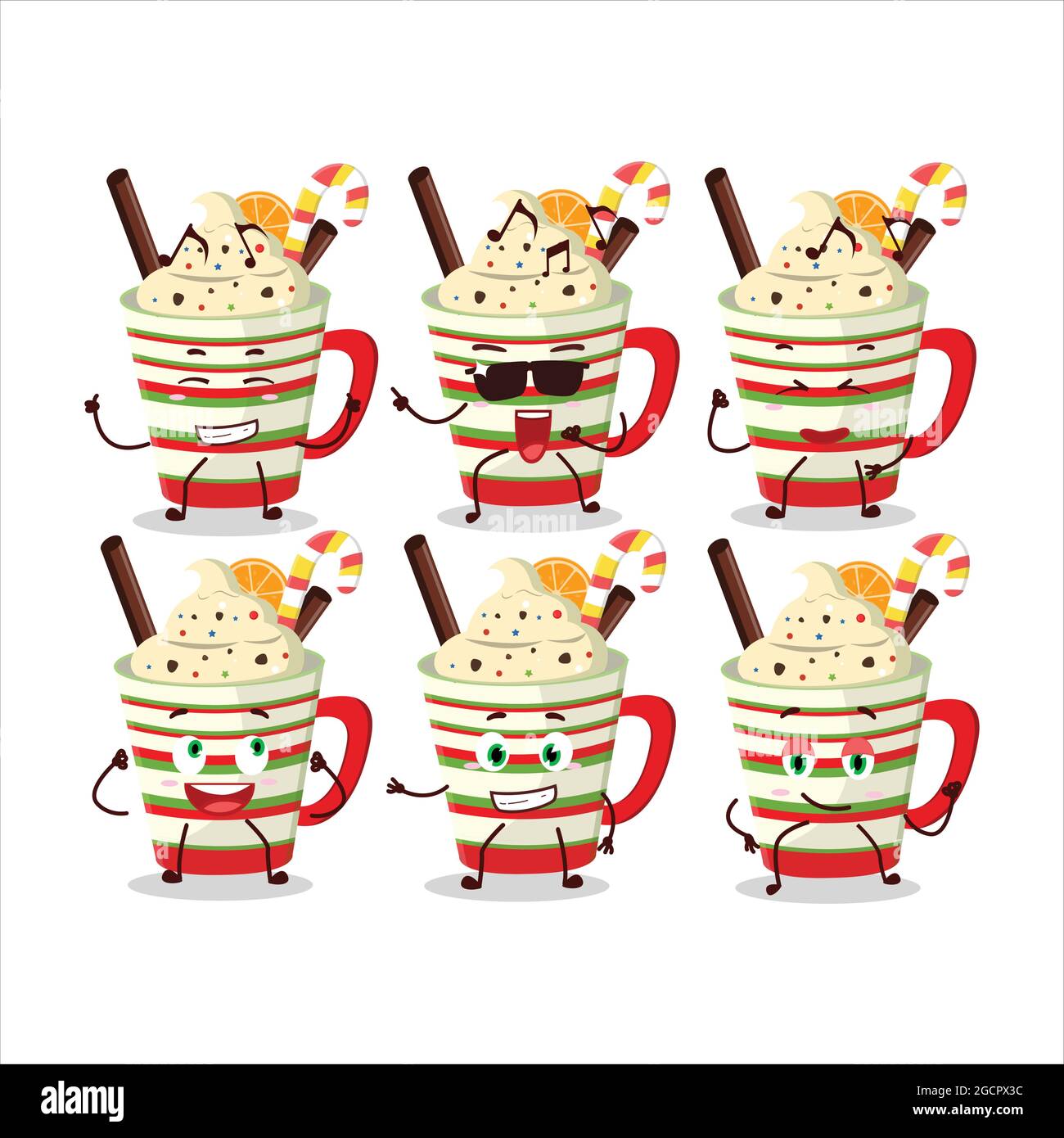 An image of ice cream orange dancer cartoon character enjoying the ...