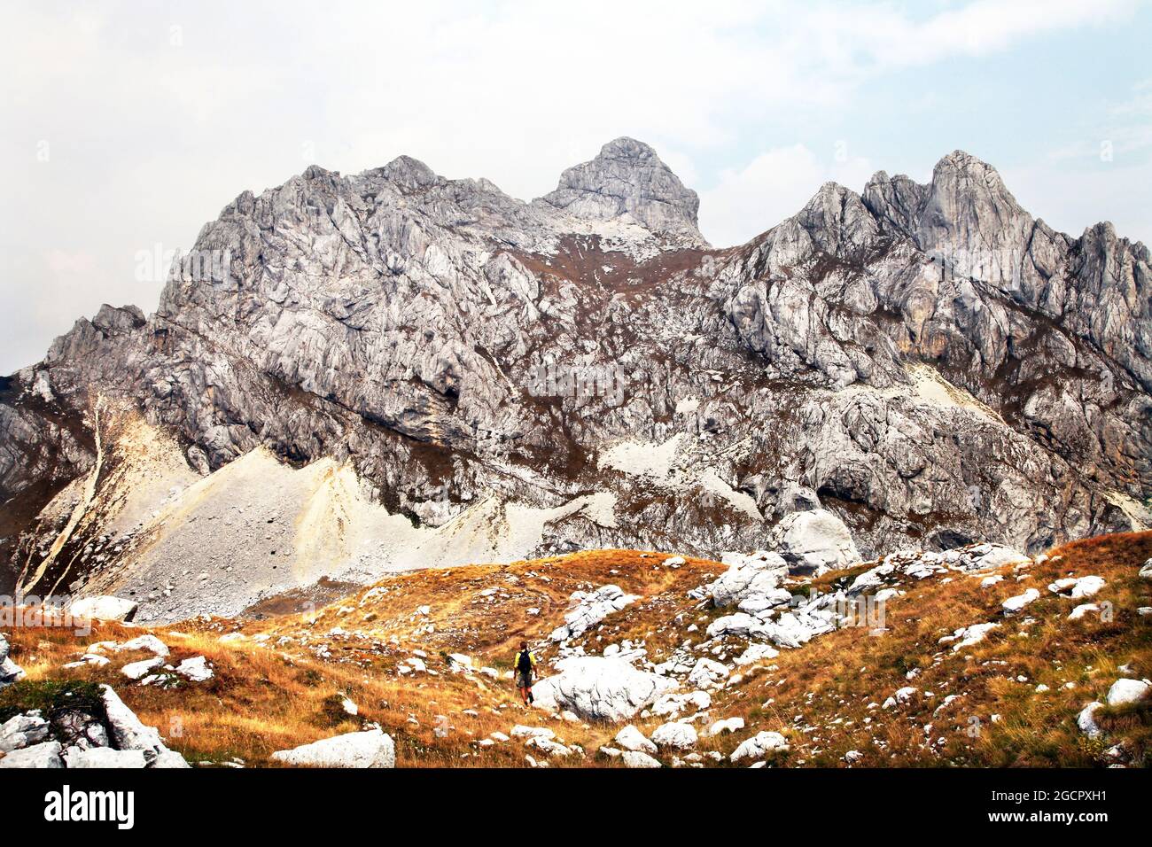 Mount Bobotov Kuk in Durmitor National Park, Dinaric Alps, Montenegro ...