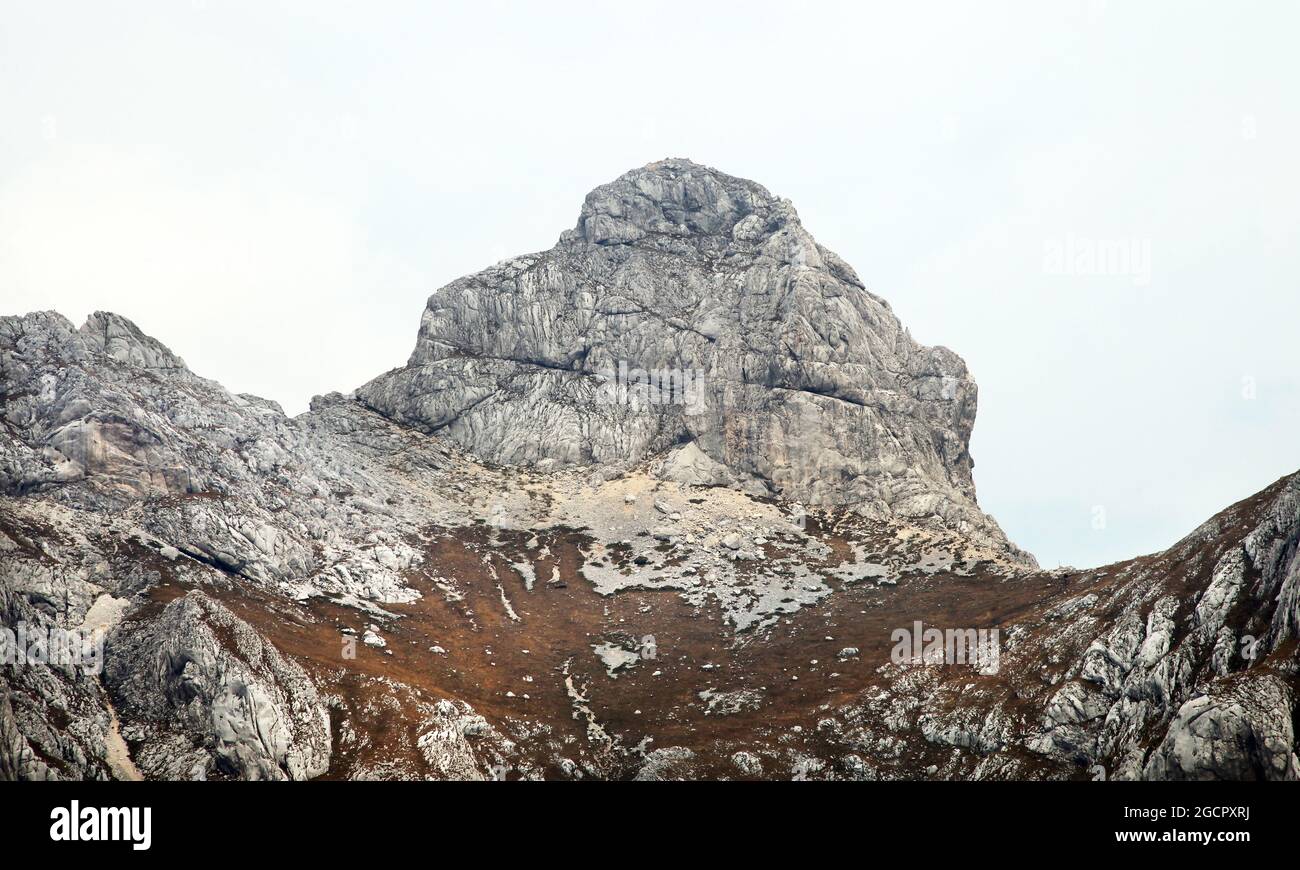Mount Bobotov Kuk in Durmitor National Park, Dinaric Alps, Montenegro ...