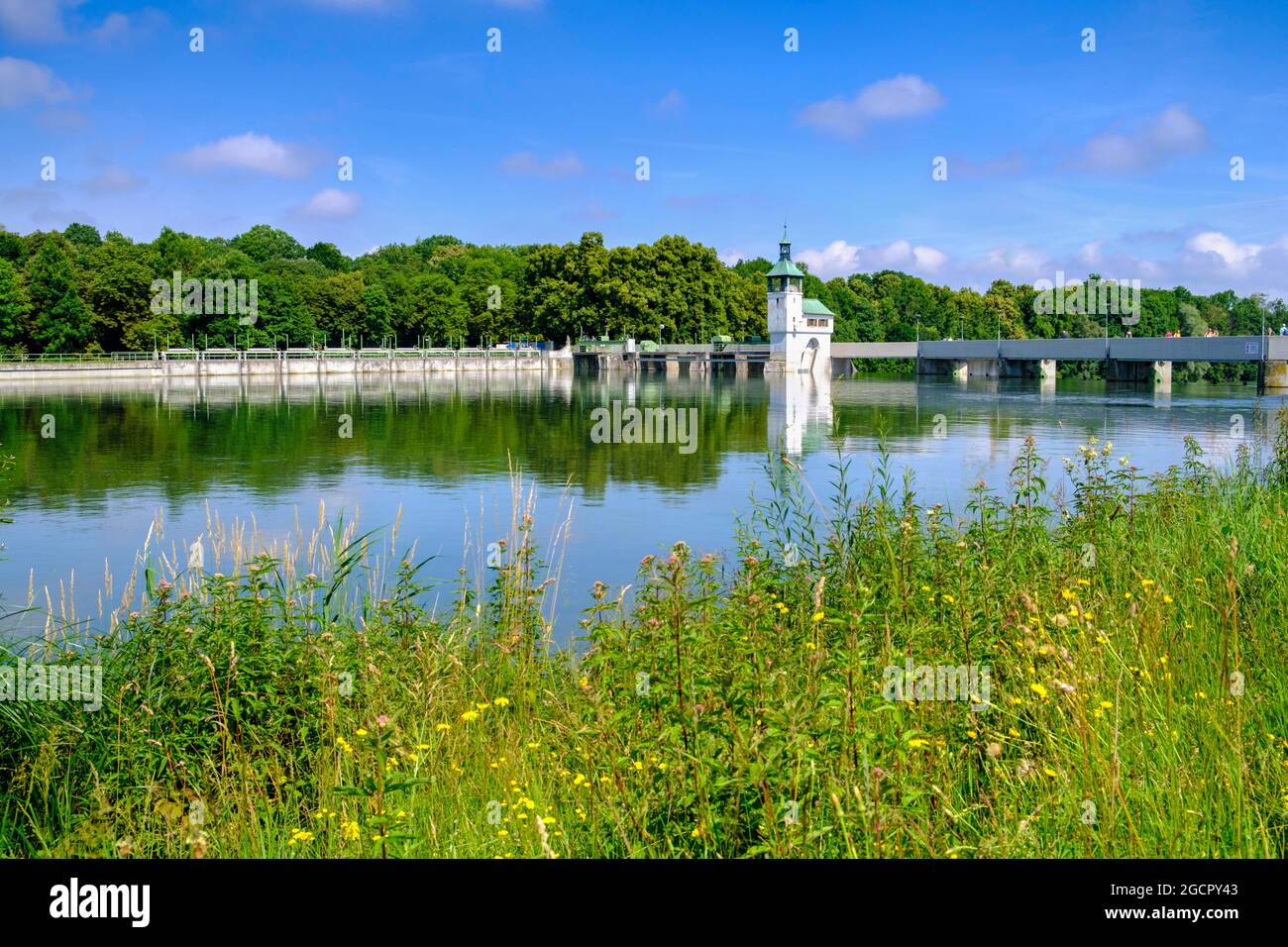 Hochablass am Lech, Augsburg, Swabia, Bavaria, Germany Stock Photo - Alamy