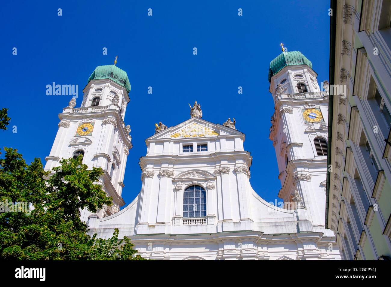 St. Stephen's Cathedral, Passau, Lower Bavaria, Bavaria, Germany Stock ...