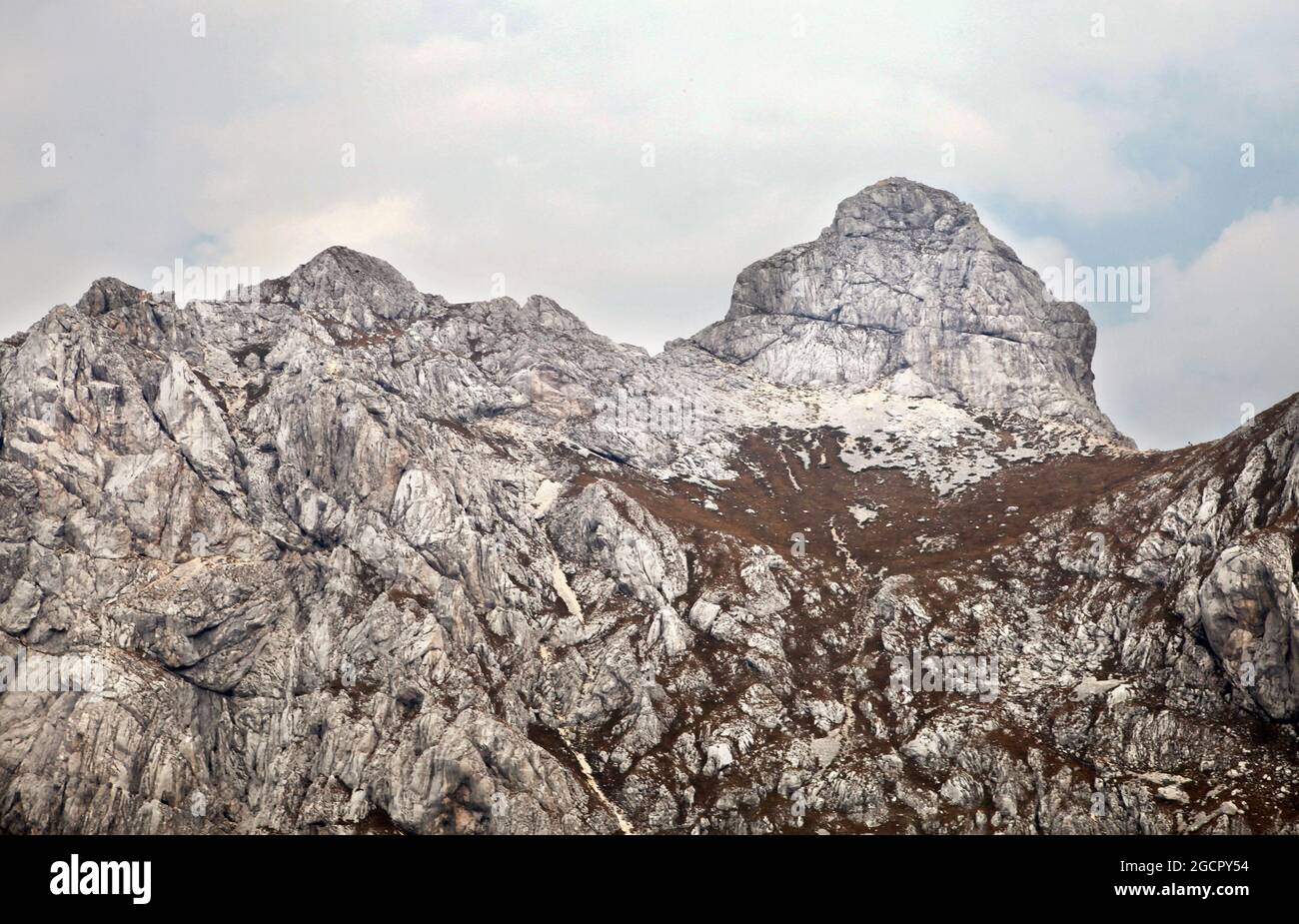 Mount Bobotov Kuk in Durmitor National Park, Dinaric Alps, Montenegro ...