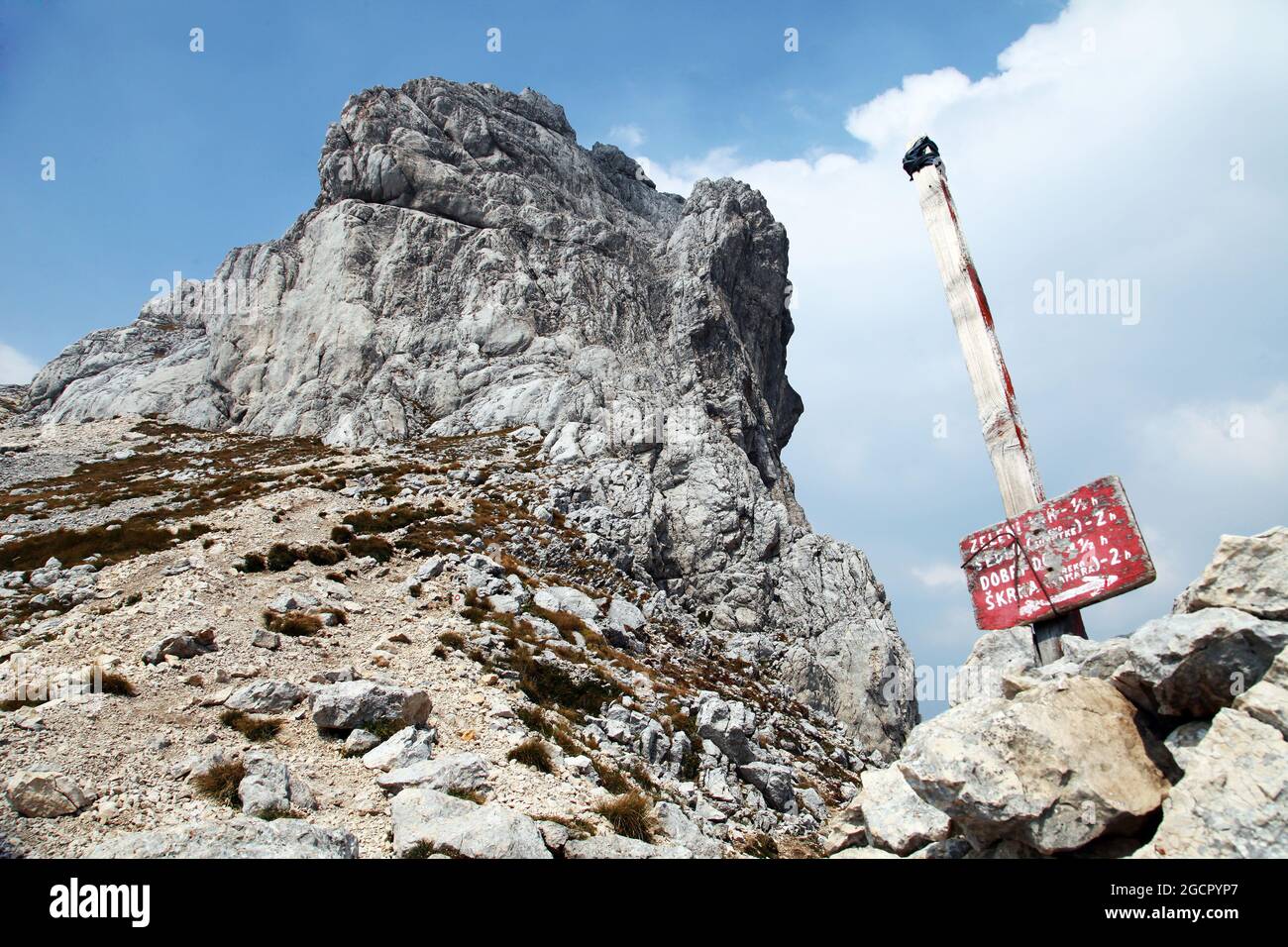 Mount Bobotov Kuk in Durmitor National Park, Dinaric Alps, Montenegro ...