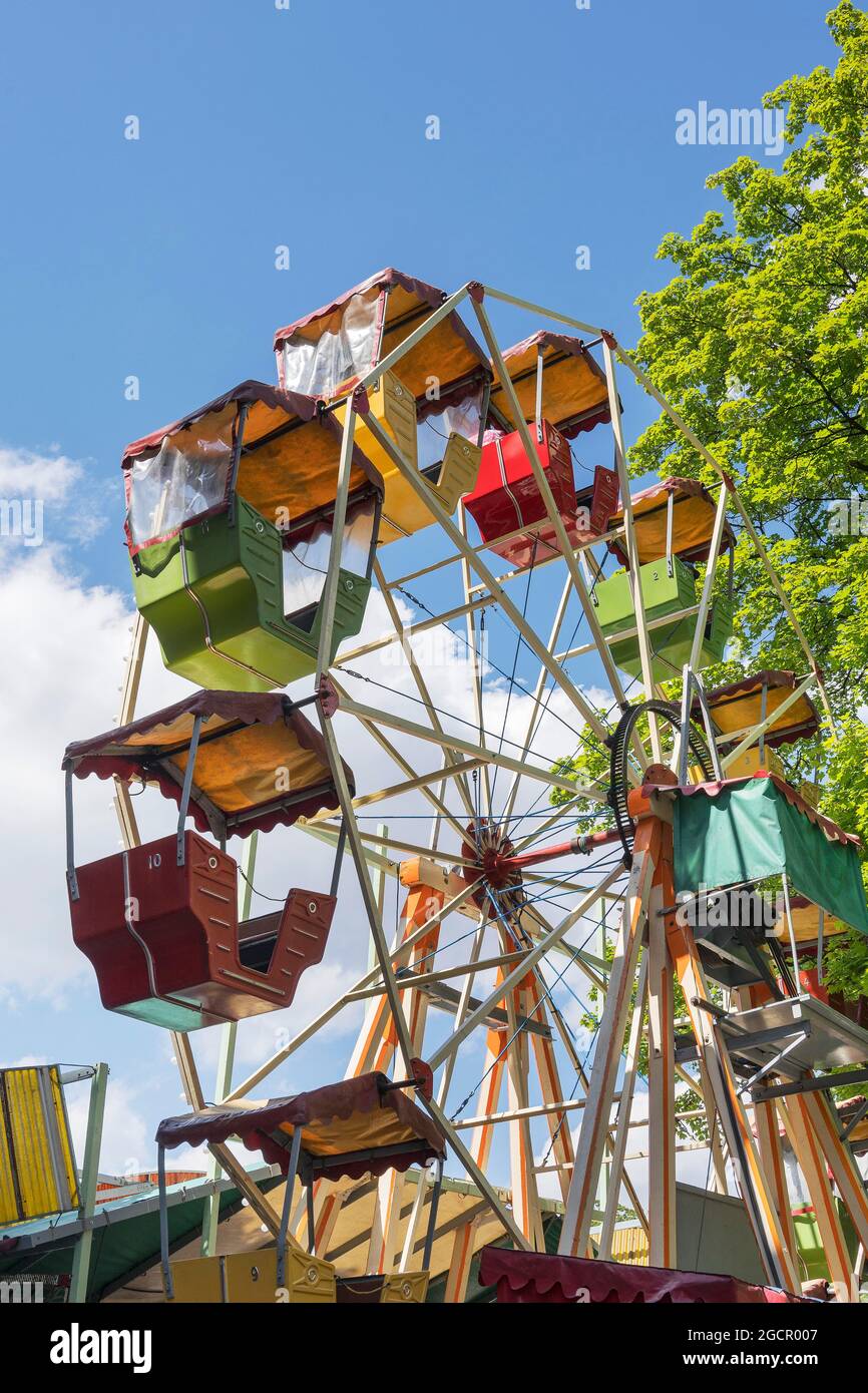 Small Ferris wheel, Russian wheel, Auer Dult, Munich, Upper Bavaria ...