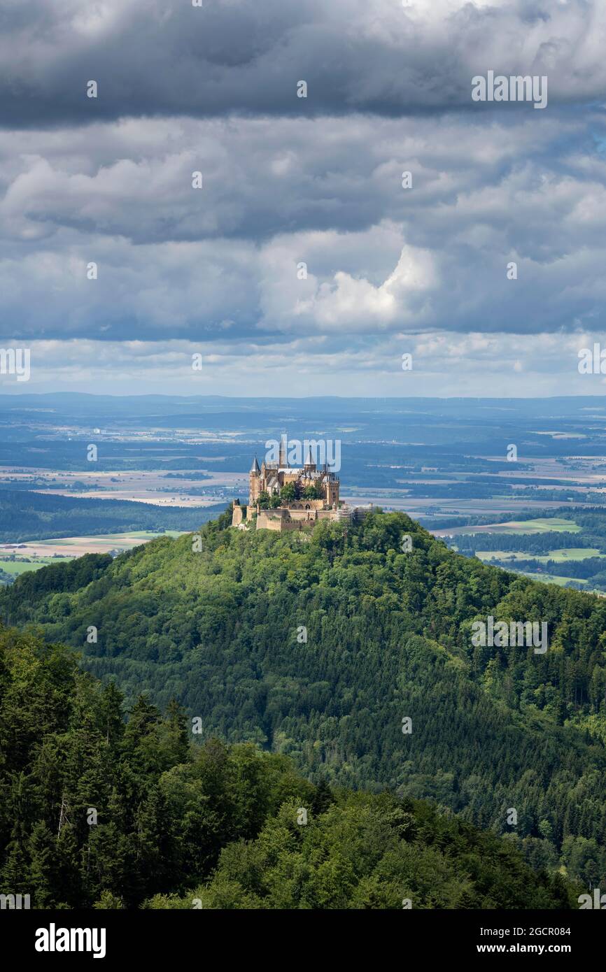 Hohenzollern Castle, Bisingen, Baden-Wuerttemberg, Germany Stock Photo ...