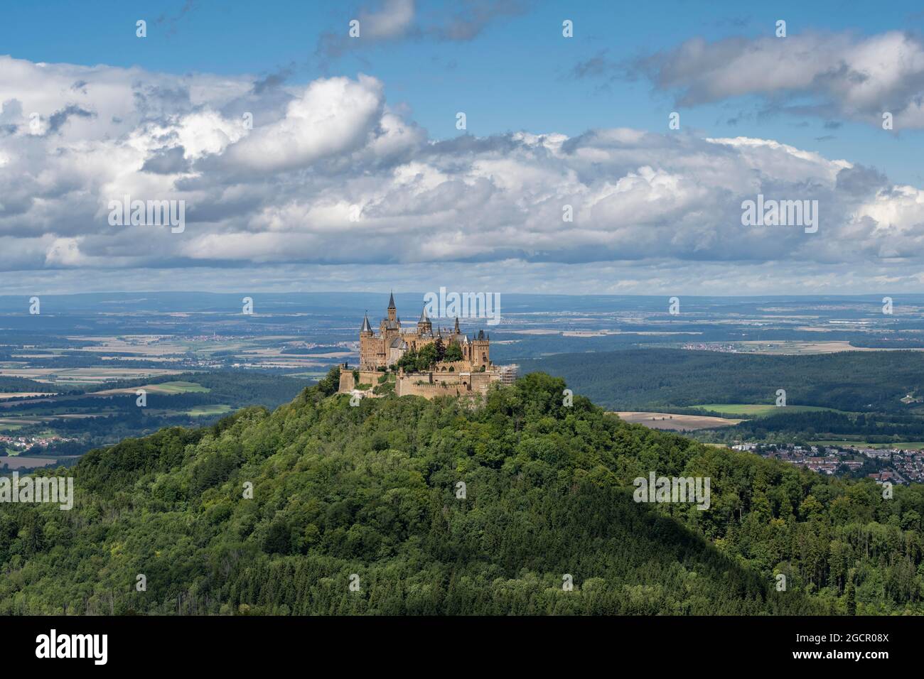 Hohenzollern Castle, Bisingen, Baden-Wuerttemberg, Germany Stock Photo ...