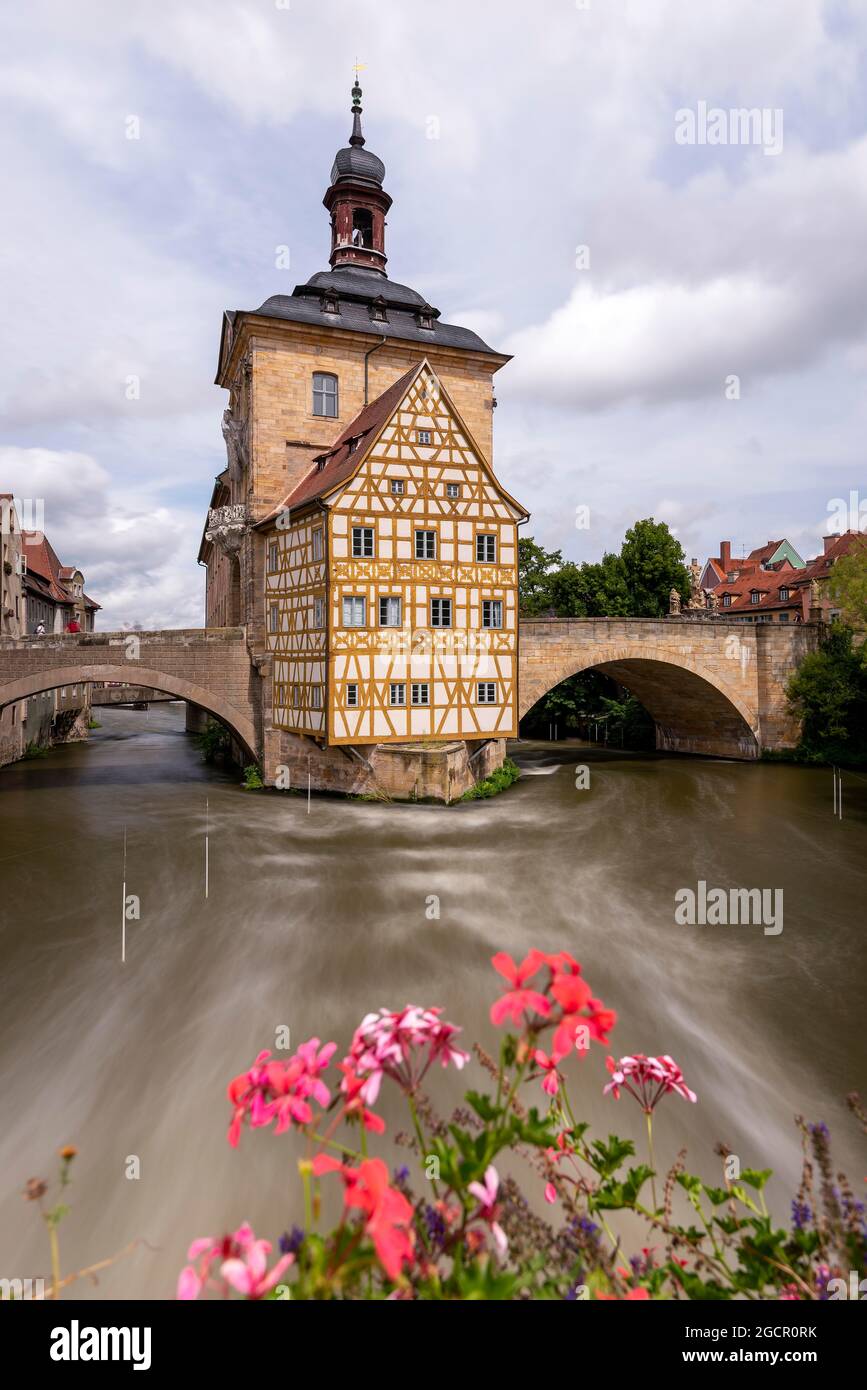 Old Town Hall, part of the Unesco World Heritage Site, Bamberg, Bavaria ...