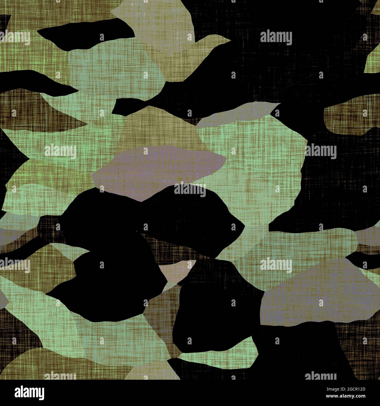 Camouflage dark underbrush wood style texture material. Seamless ...