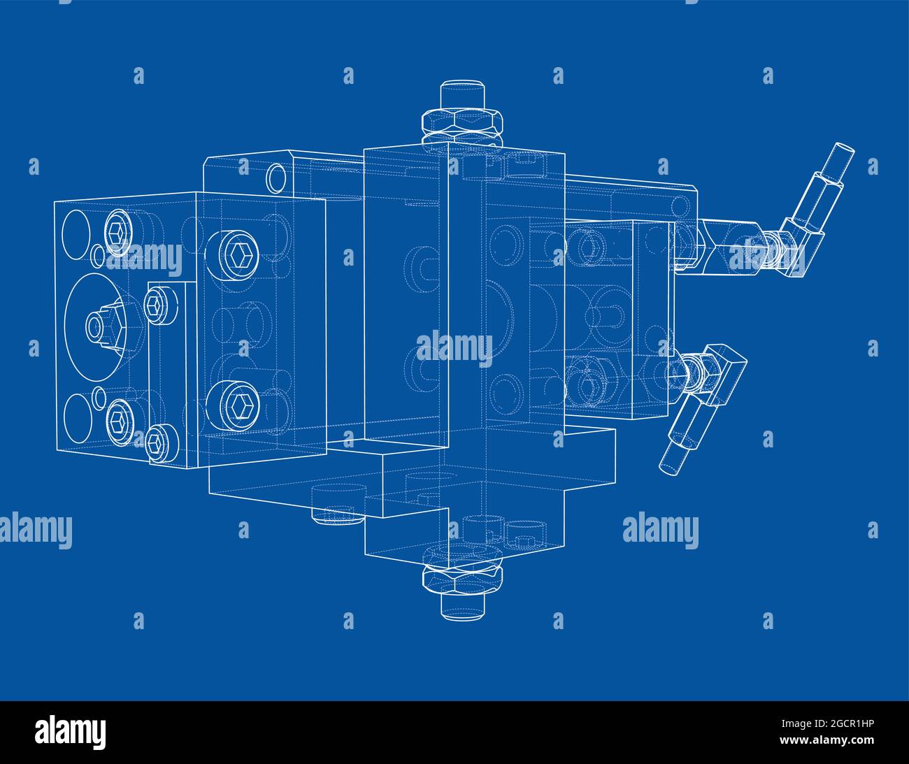 Abstract industry object concept. Vector Stock Vector Image & Art - Alamy