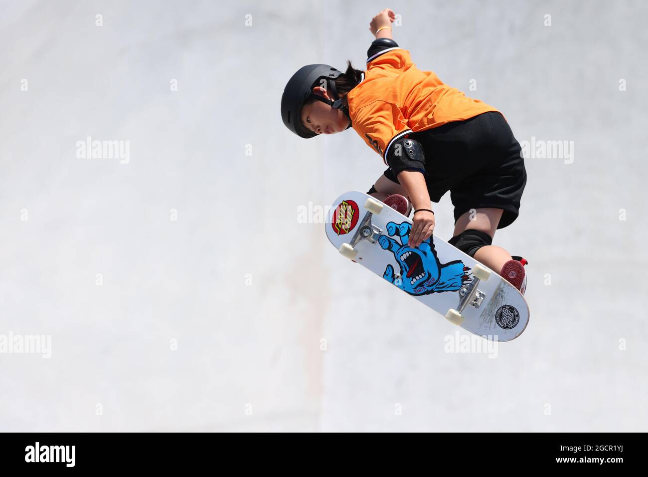Tokyo, Japan. 4th Aug, 2021. Misugu Okamoto (JPN) Skateboarding : Women ...