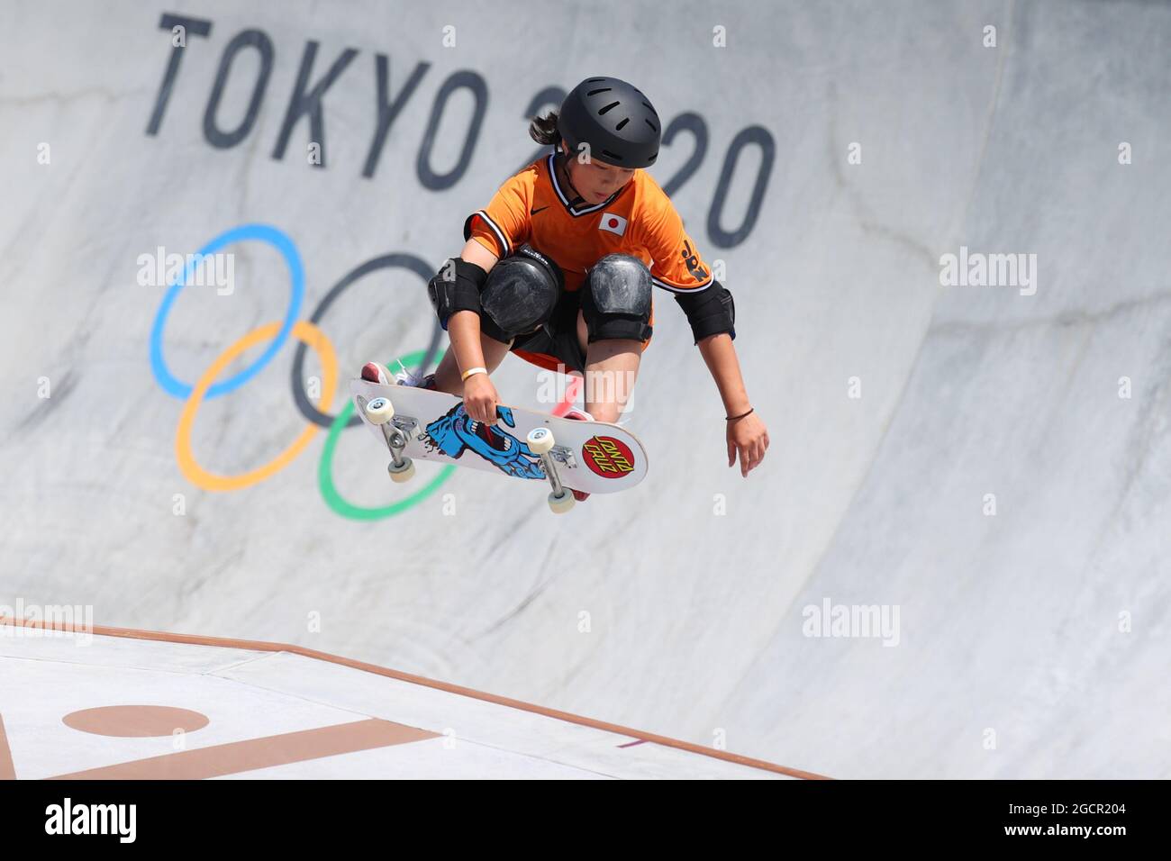 Tokyo, Japan. 4th Aug, 2021. Misugu Okamoto (JPN) Skateboarding : Women ...