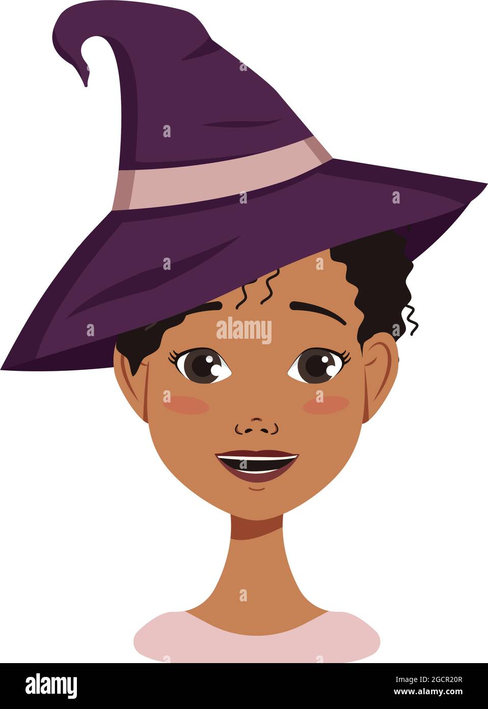 Black woman afro hair wearing Cut Out Stock Images & Pictures - Alamy