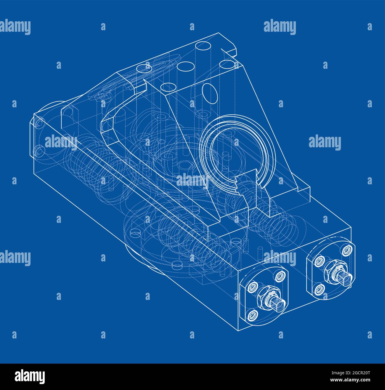 Abstract industry object concept. Vector Stock Vector Image & Art - Alamy