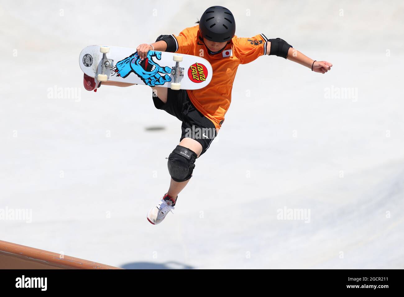 Tokyo, Japan. 4th Aug, 2021. Misugu Okamoto (JPN) Skateboarding : Women ...