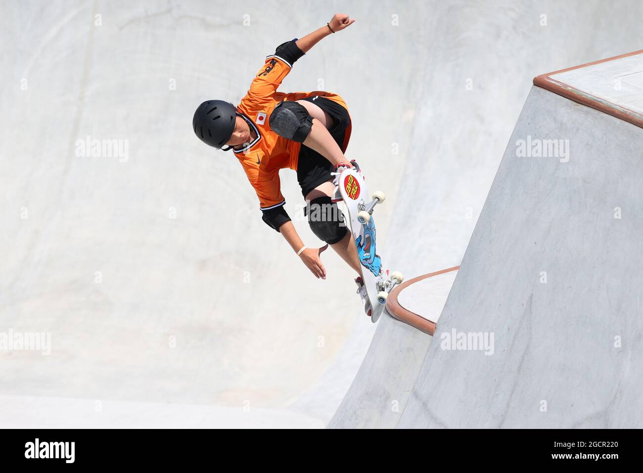 Tokyo, Japan. 4th Aug, 2021. Misugu Okamoto (JPN) Skateboarding : Women ...