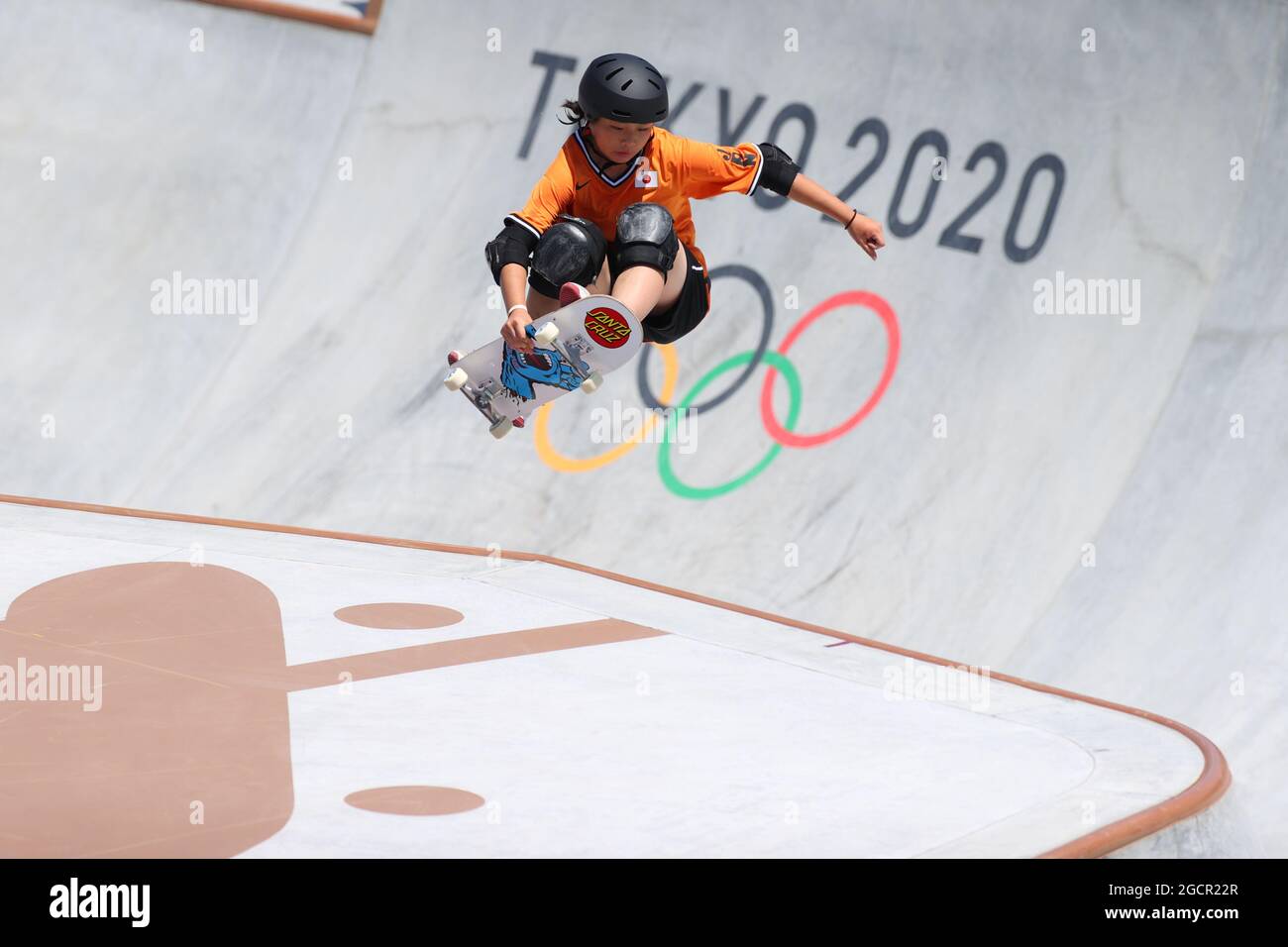 Tokyo, Japan. 4th Aug, 2021. Misugu Okamoto (JPN) Skateboarding : Women ...