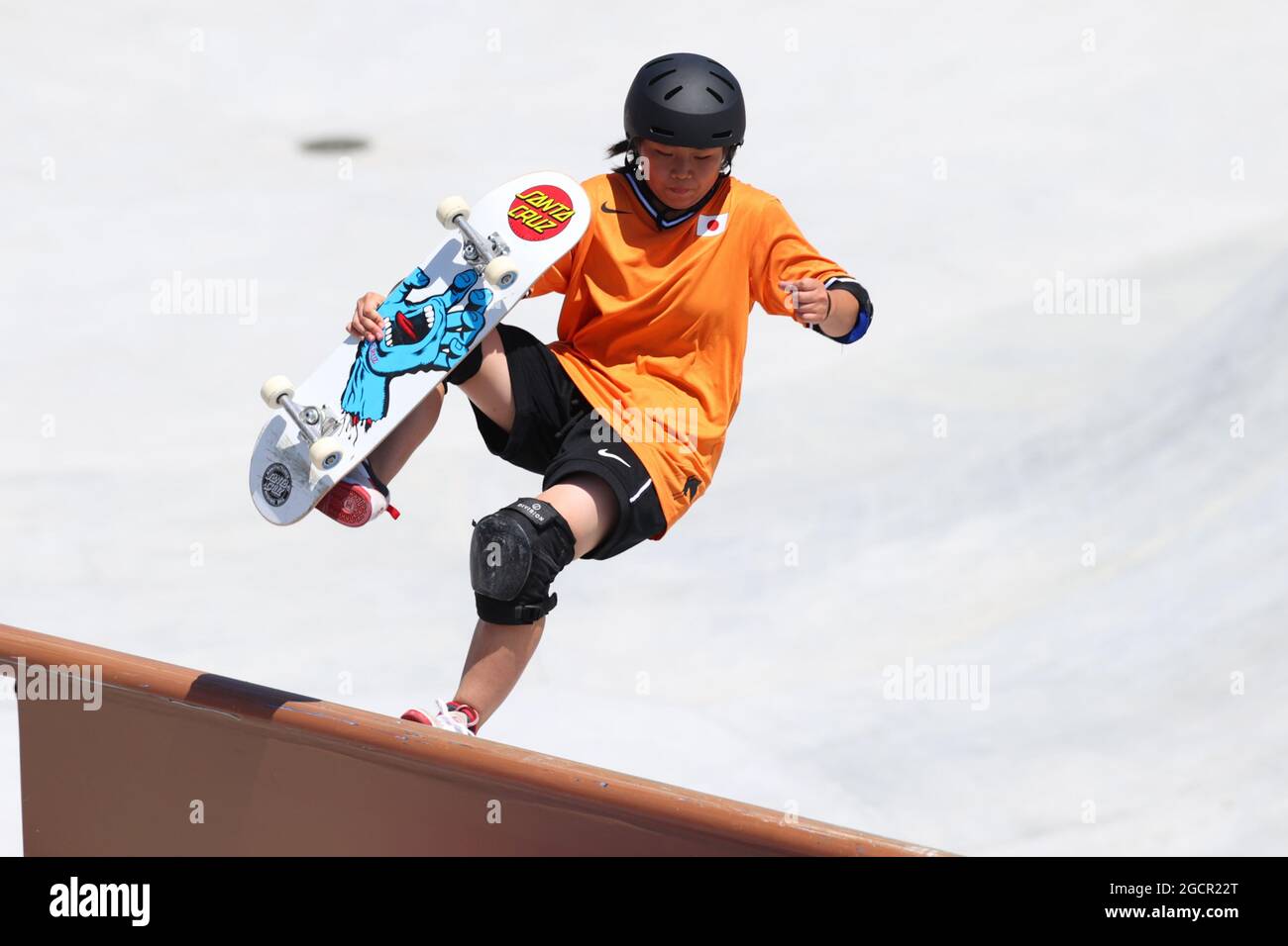 Tokyo, Japan. 4th Aug, 2021. Misugu Okamoto (JPN) Skateboarding : Women ...