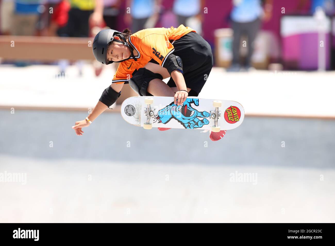 Tokyo, Japan. 4th Aug, 2021. Misugu Okamoto (JPN) Skateboarding : Women ...