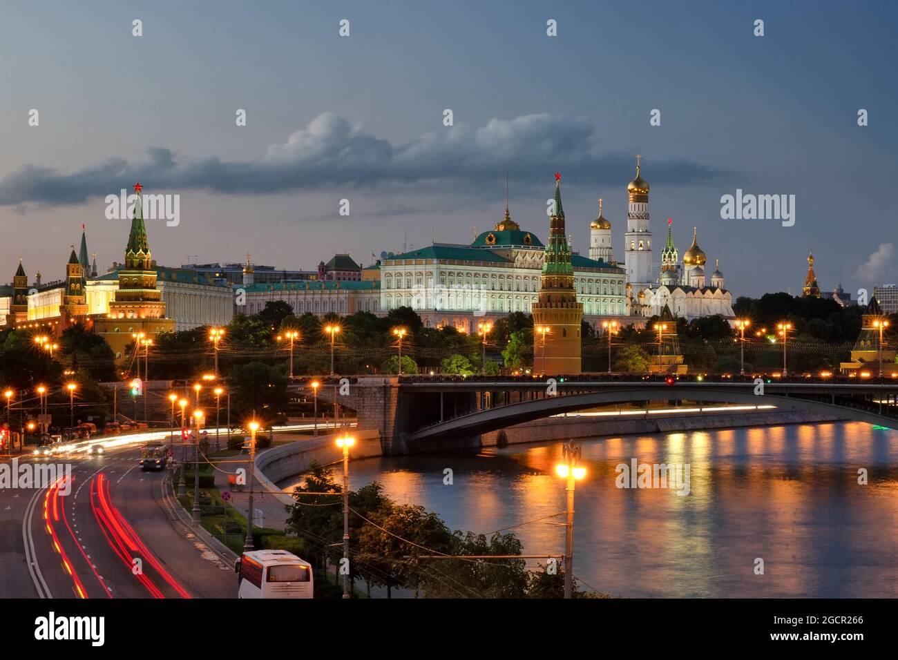 Kremlin evening light hi-res stock photography and images - Alamy