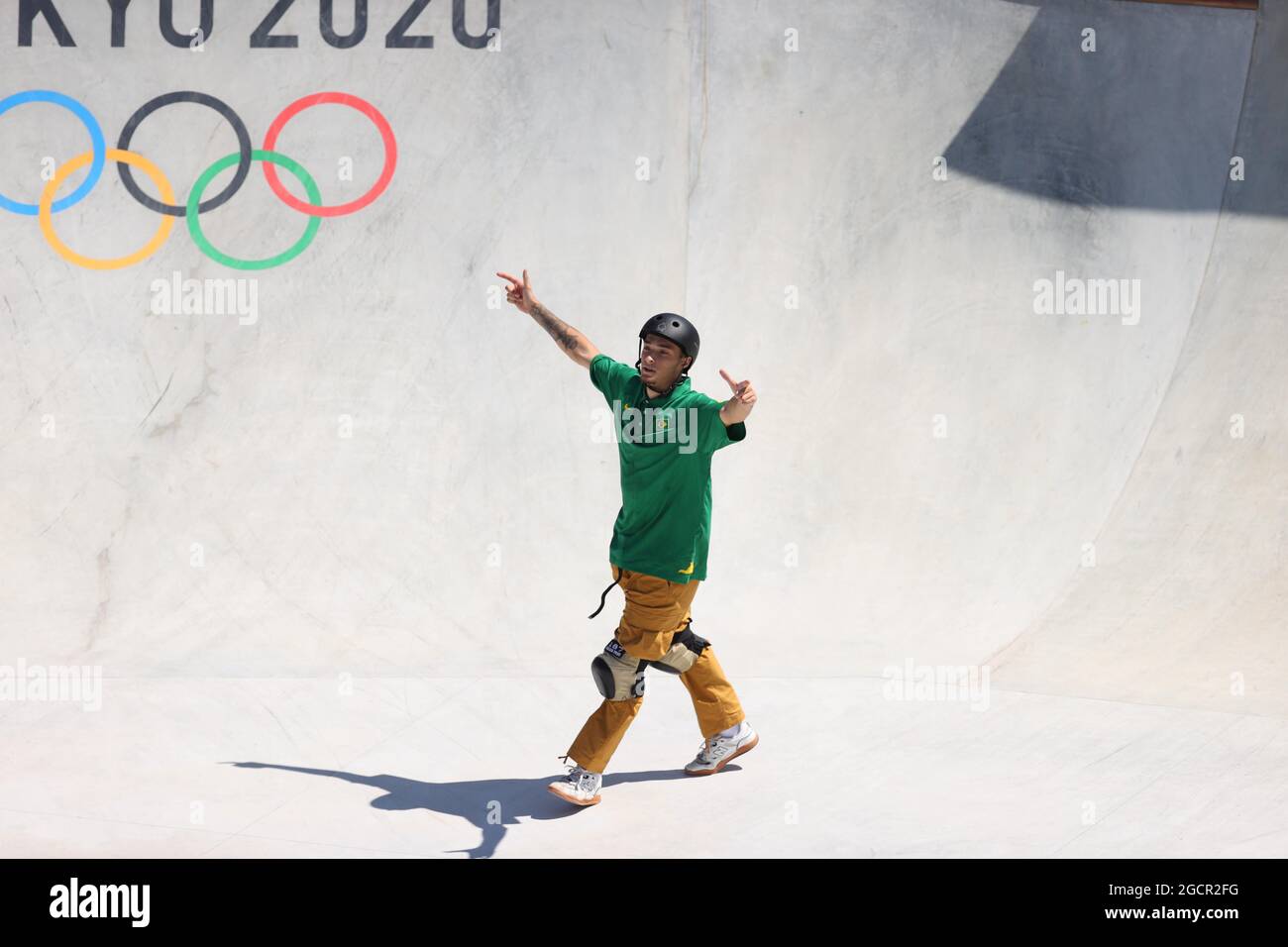 Tokyo, Japan. 5th Aug, 2021. Pedro QUINTAS (BRA) Skateboarding : Men's ...