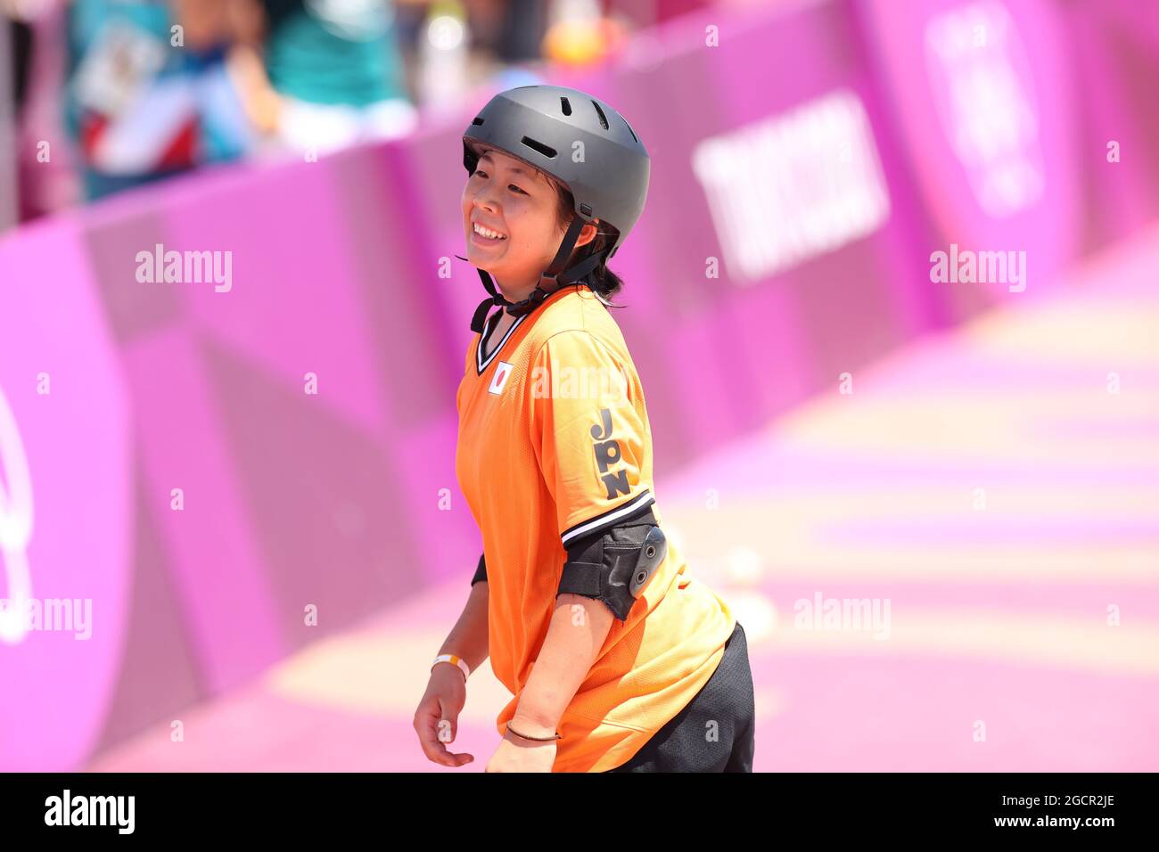Tokyo, Japan. 4th Aug, 2021. Misugu Okamoto (JPN) Skateboarding : Women ...