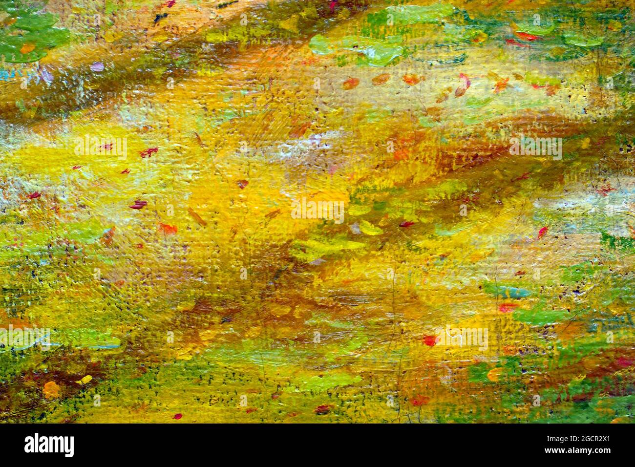 Abstract paint texture on canvas for design and background. Oil paint ...