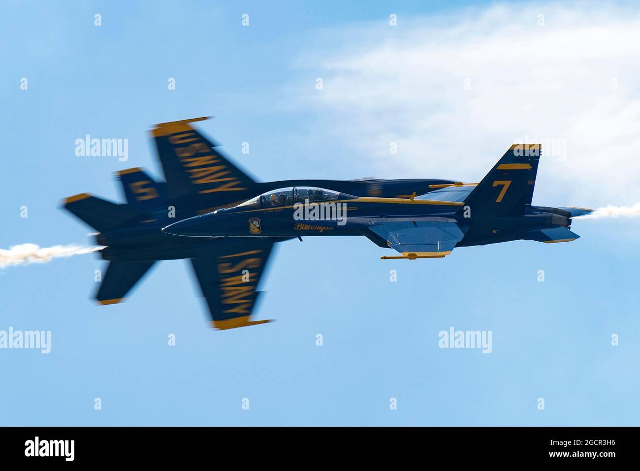 The U.S. Navy Flight Demonstration Squadron known as the Blue Angels ...