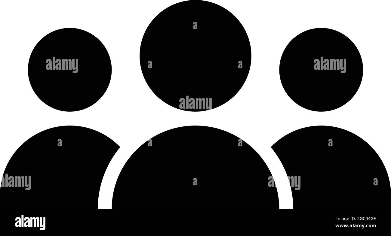 Users icon symbol on Stock Vector Images - Alamy