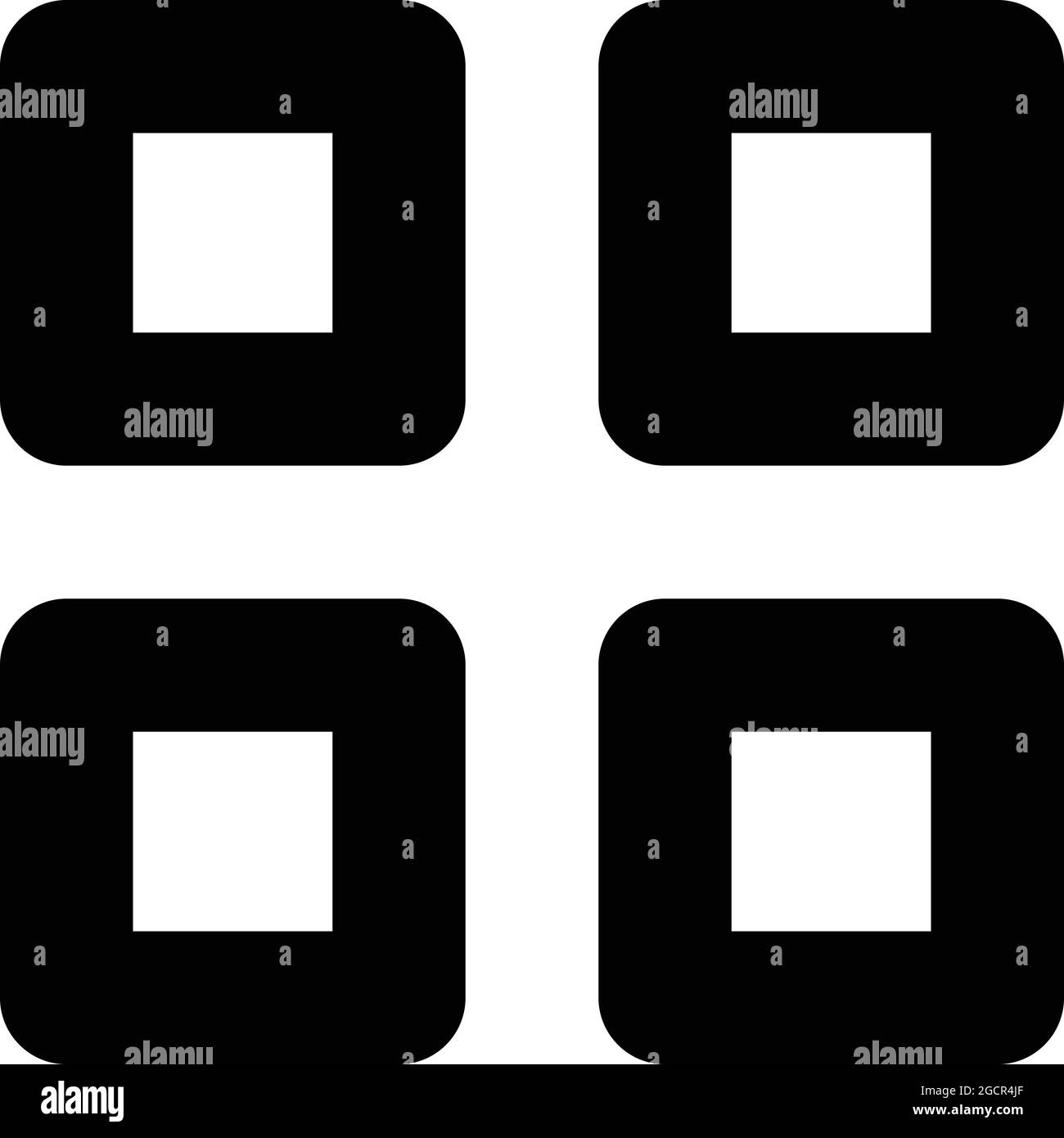 Apps icon on the white background Stock Vector Image & Art - Alamy