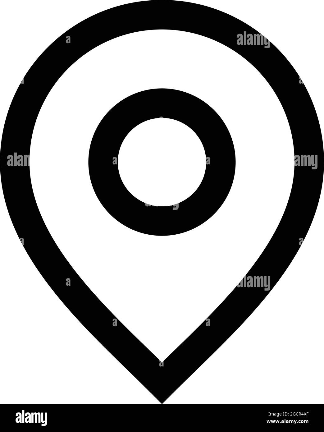 Location icon Black and White Stock Photos & Images - Alamy