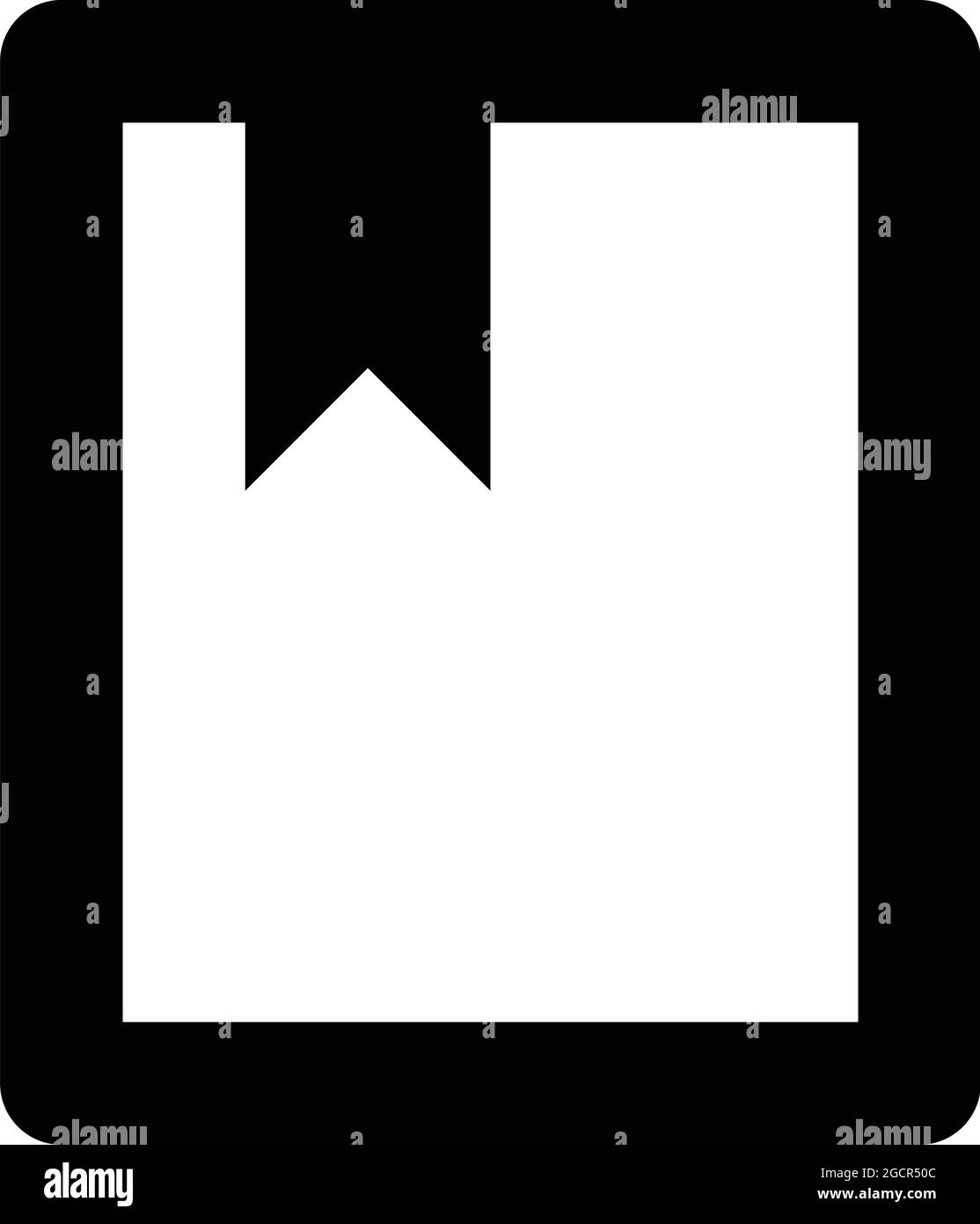 Book icon on the white background Stock Vector Image & Art - Alamy
