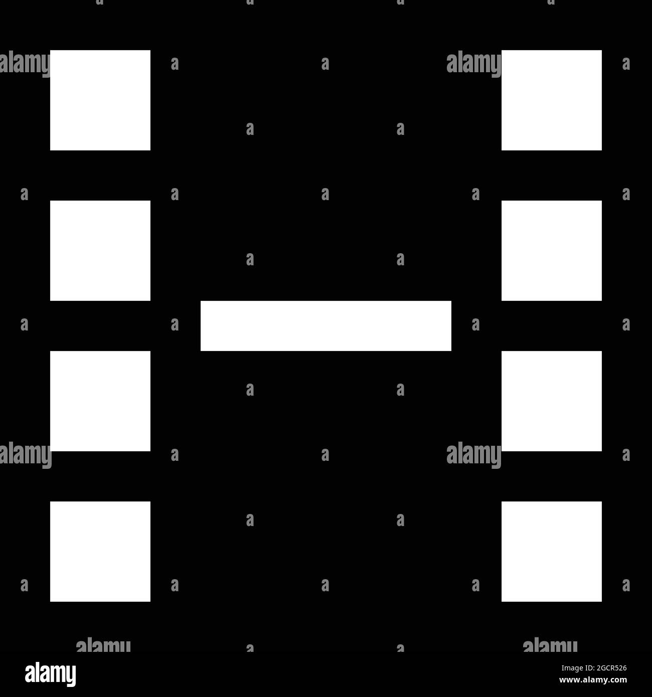 Filmstrip icon on the white background Stock Vector Image & Art - Alamy