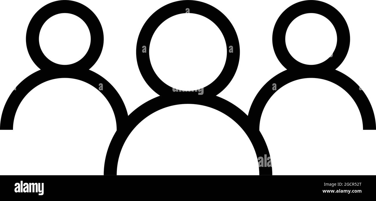 Users icon symbol on Stock Vector Images - Alamy