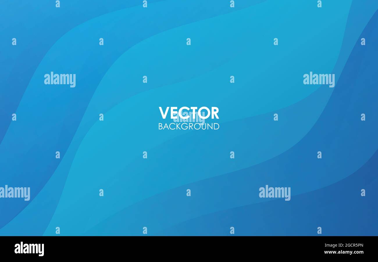 Abstract creative blue curve background. Vector illustration Stock ...