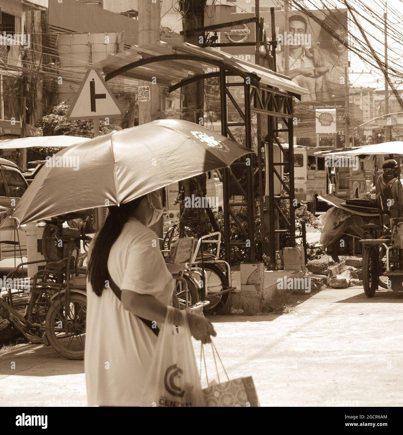 Davao City Street Photography Stock Photo - Alamy