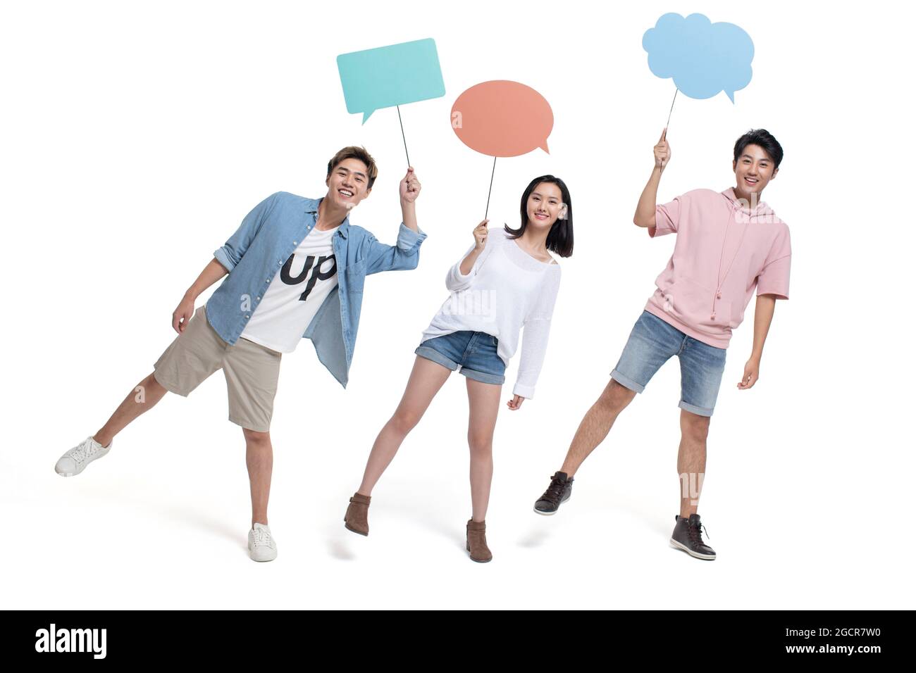 Bubbles communication speech in Cut Out Stock Images & Pictures - Alamy