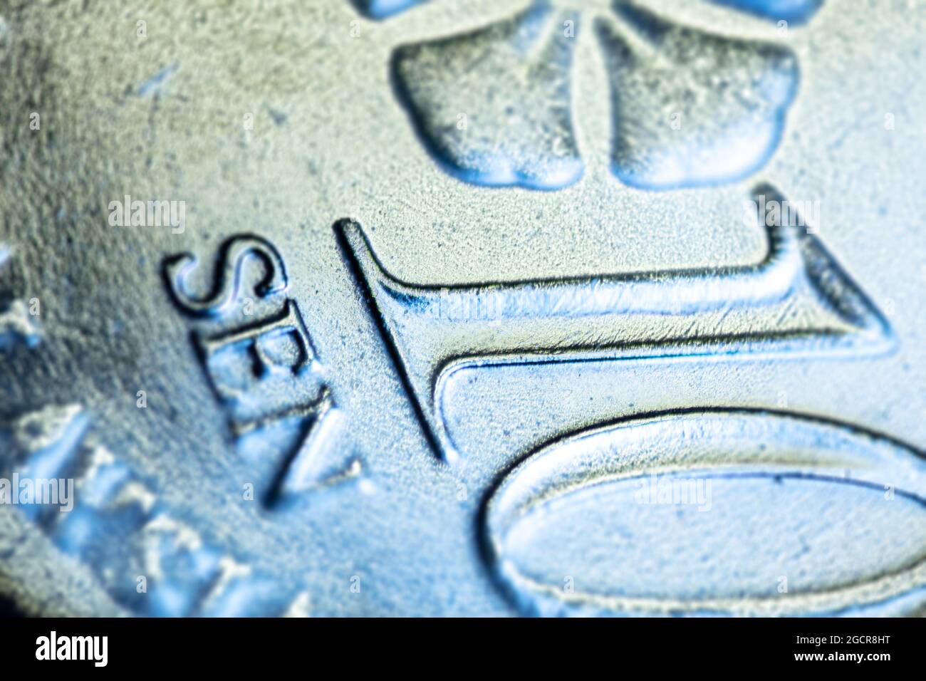 Coin macro microscope hi-res stock photography and images - Alamy