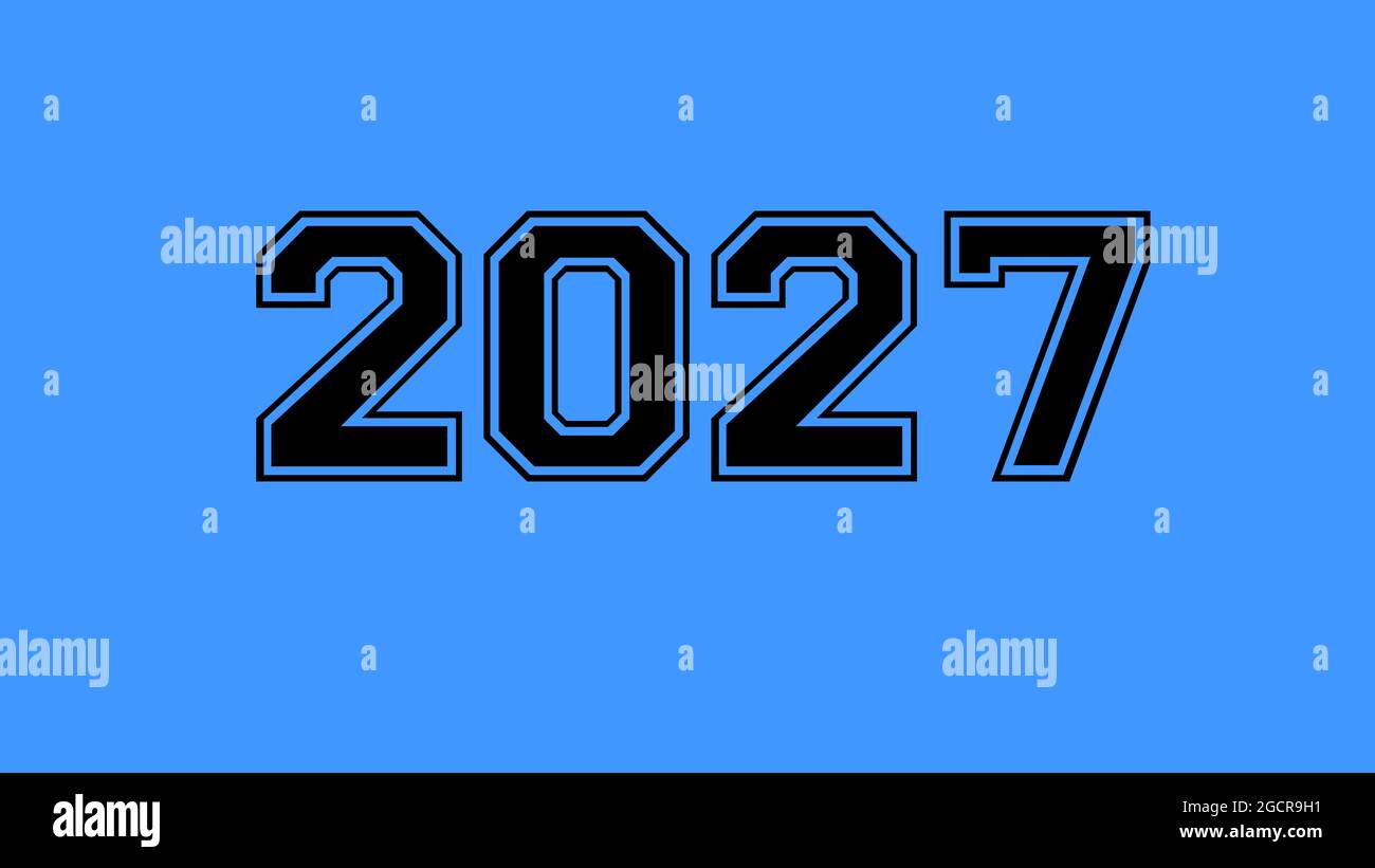 2027 year happy new hi-res stock photography and images - Alamy