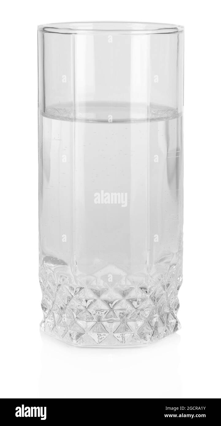 Glass isolated on white Stock Photo - Alamy