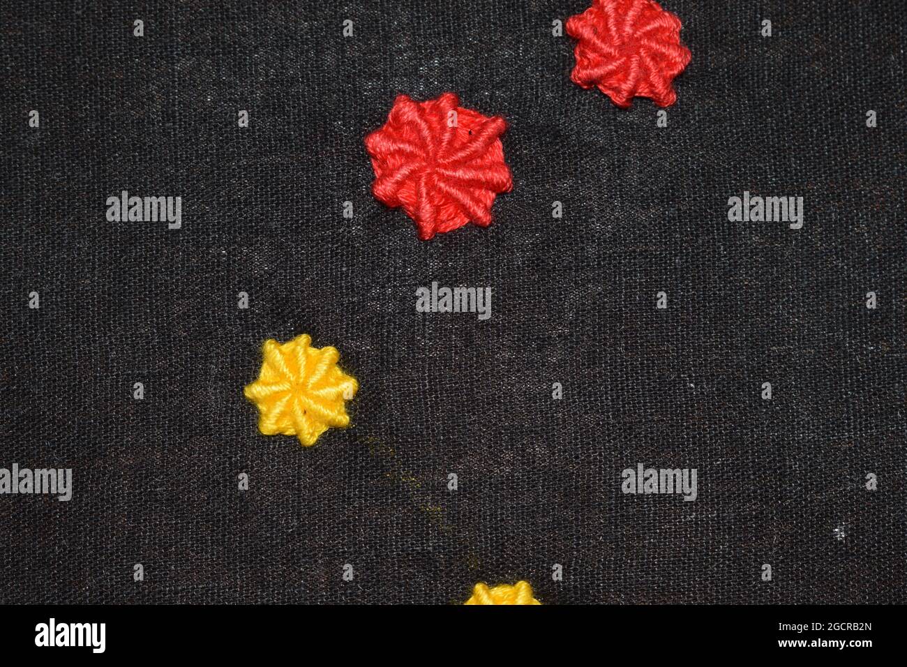 Spiderweb rose flower design, Colorful spider rose flower stitches ...