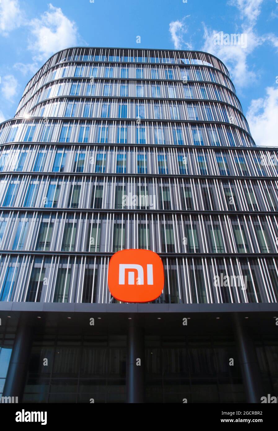 SHANGHAI, CHINA - AUGUST 8, 2021 - A view of Xiaomi's Headquarters ...