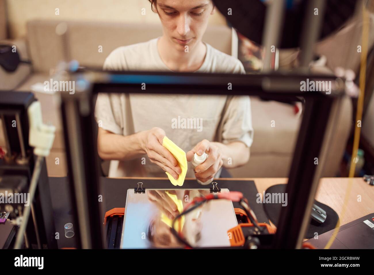 Printer setup hi-res stock photography and images - Alamy