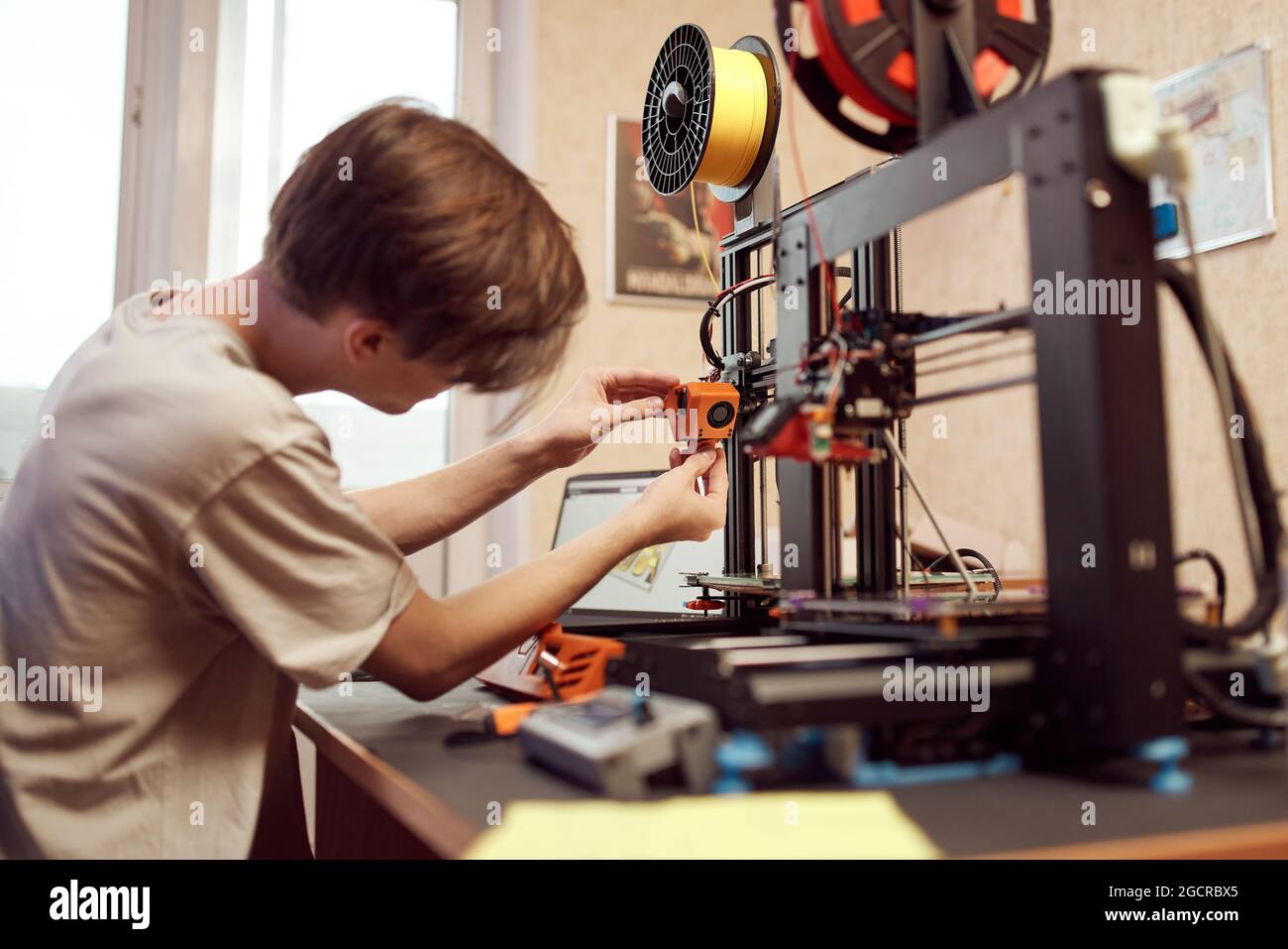 Printer setup hi-res stock photography and images - Alamy