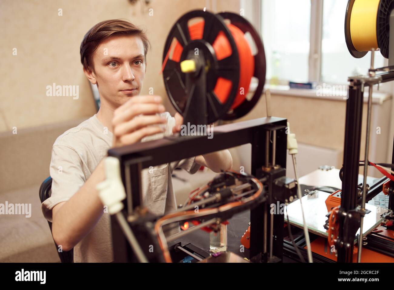 3d printer engineer hi-res stock photography and images - Alamy
