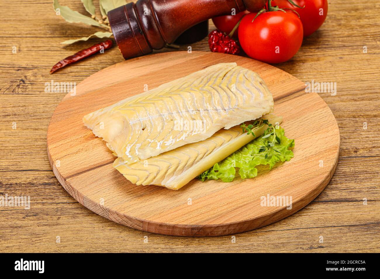 Raw cod fish fillet for cooking Stock Photo - Alamy