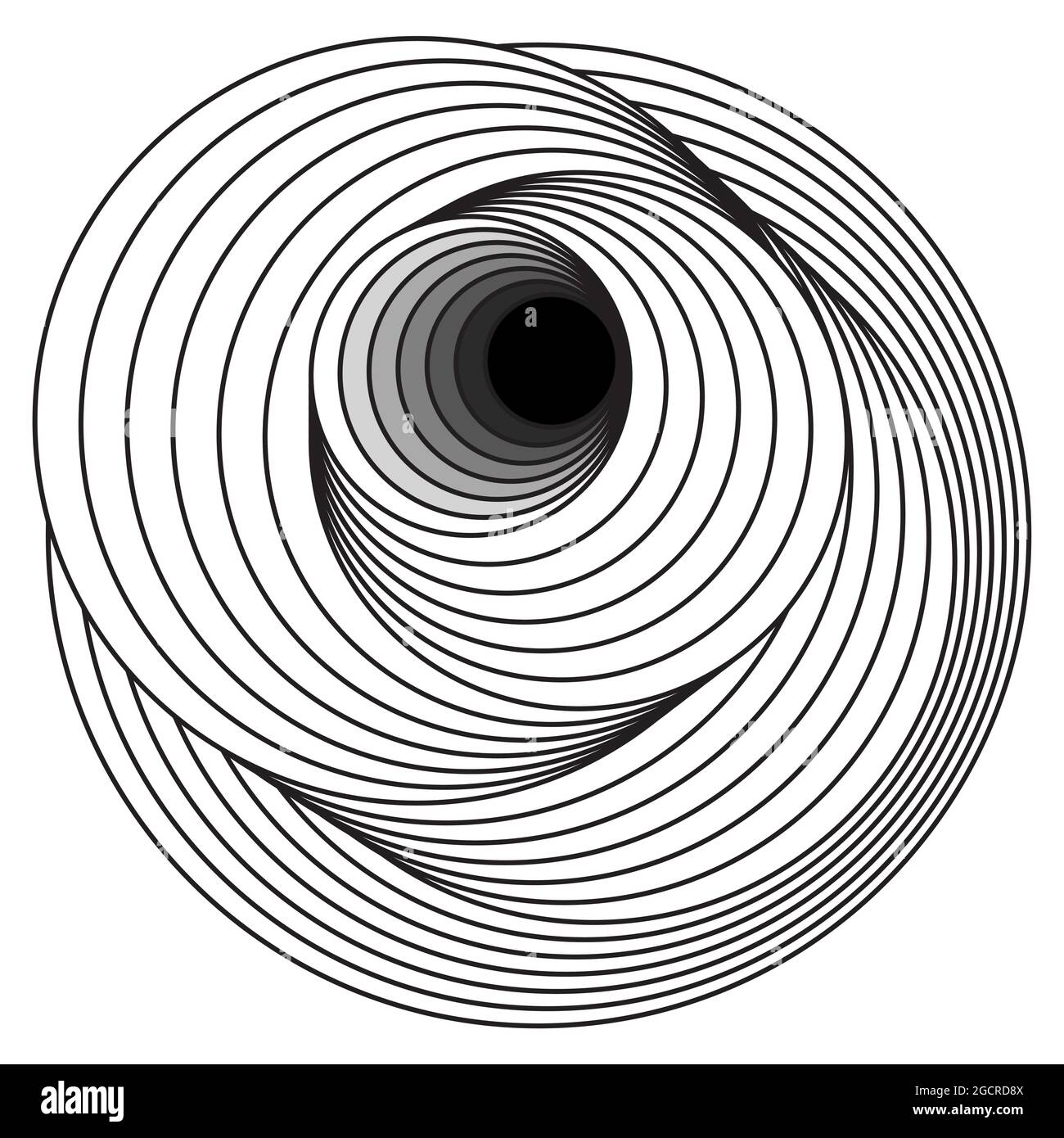 Surreal geometric wave design Cut Out Stock Images & Pictures - Alamy