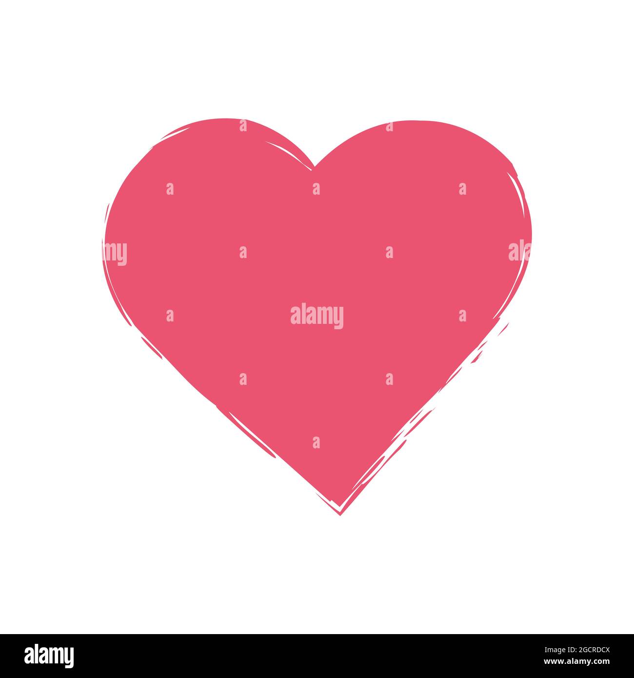 Simple red heart hi-res stock photography and images - Alamy